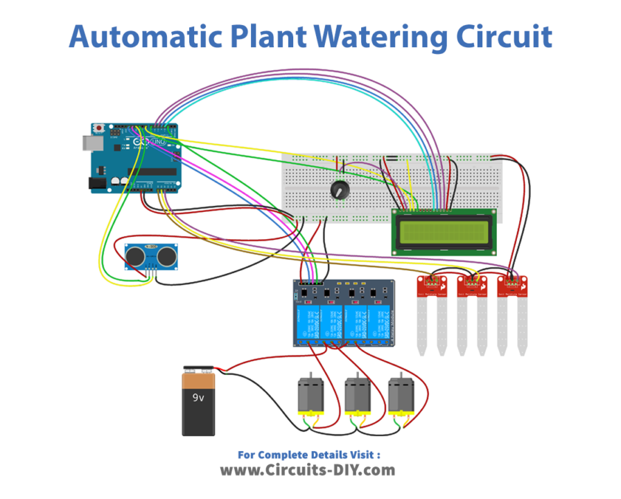 Automatic Plant Watering System using Arduino - CRICBOTS WORKSHOP